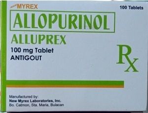 ALLUPREX Allopurinol 100mg Tablet 100's price in the Philippines ...